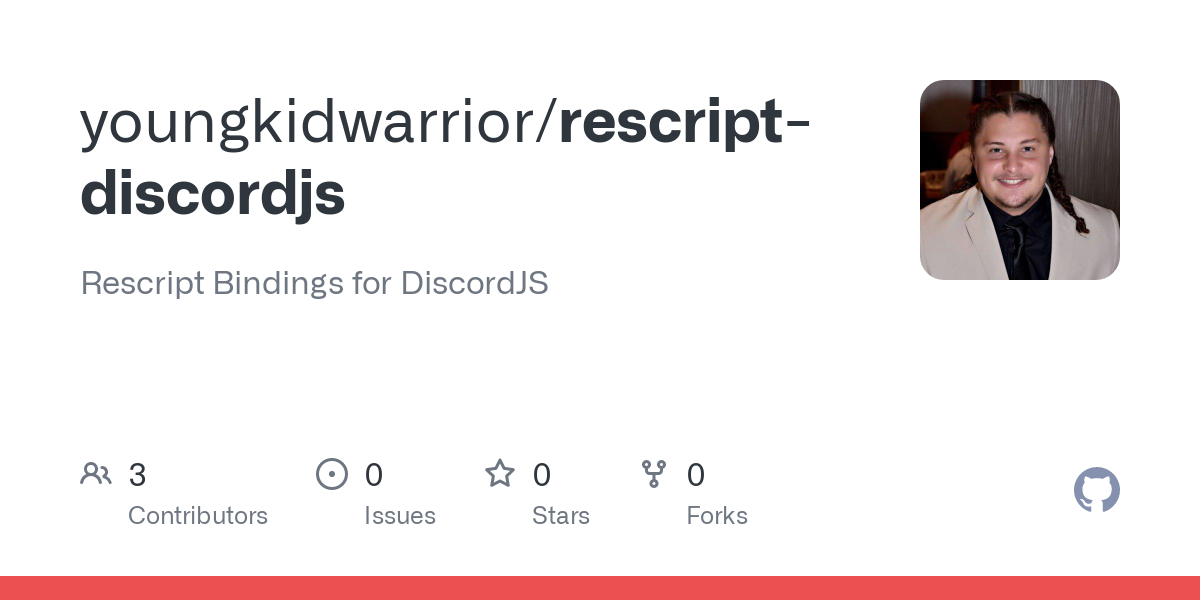 Finished The Discord Bot I Was Working On Open Sourcing The Discord Bindings I Wrote Rescript